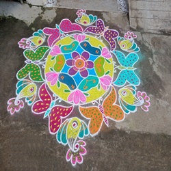 Margazhi Day 14 - Rangoli Corner