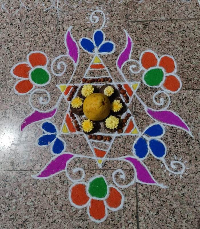 Kannum Pongal - Rangoli Corner